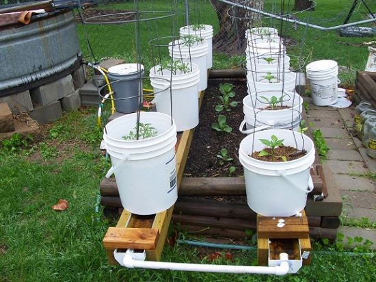 Rain Gutter Growing System - Grit